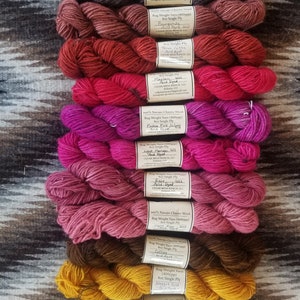 RUG ACID DYED Navajo Churro Weaving Yarn Rug Weight 400 Ypp Individual ...