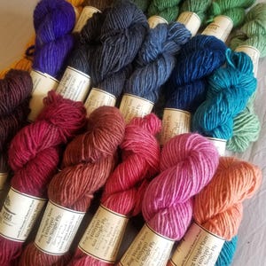 RUG ACID DYED- Navajo Churro Weaving Yarn- Rug Weight (400 Ypp ...