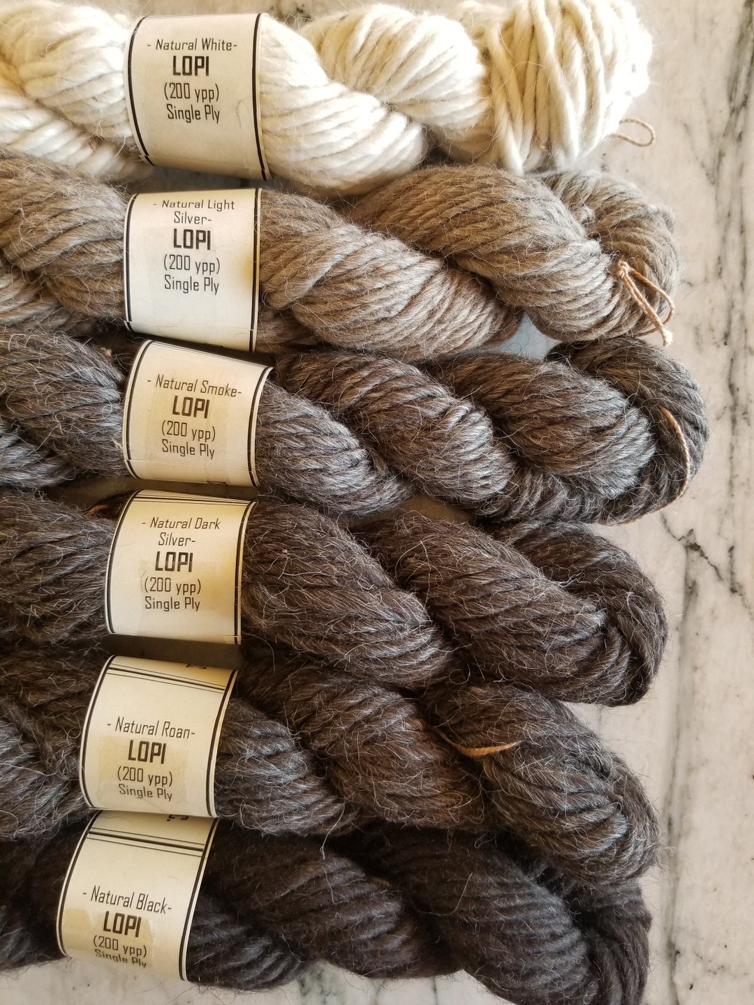 LOPI NATURAL COLORS- Navajo Churro Yarn- Lopi Weight (200 to 220 Ypp ...