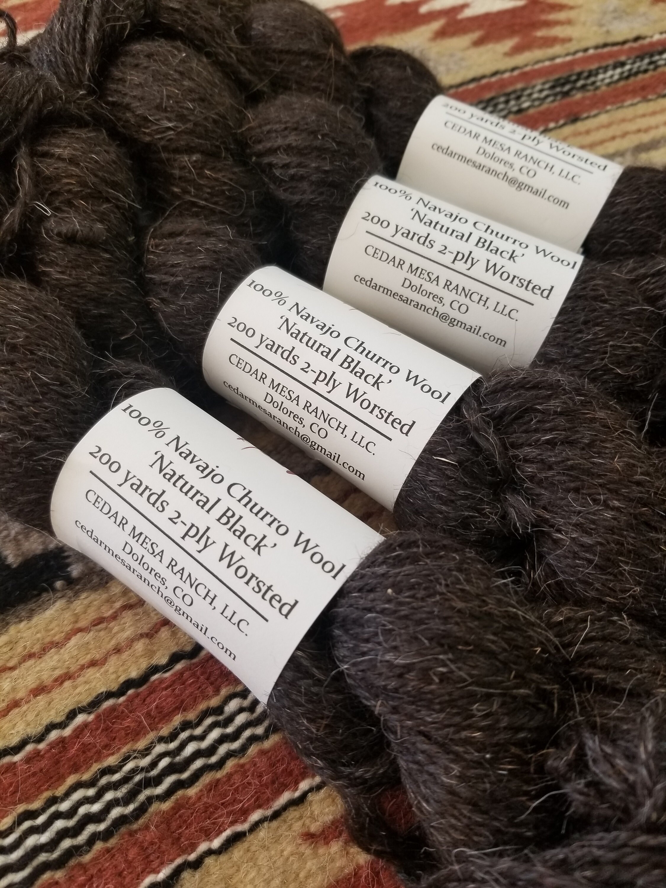 Worsted Navajo Churro Yarn 2ply 200 Yards - Etsy