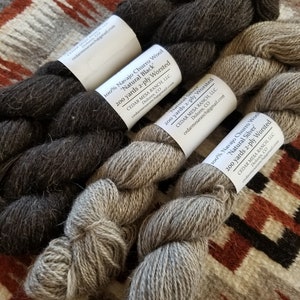 Worsted- Navajo Churro Yarn- 2ply 200 Yards - Etsy