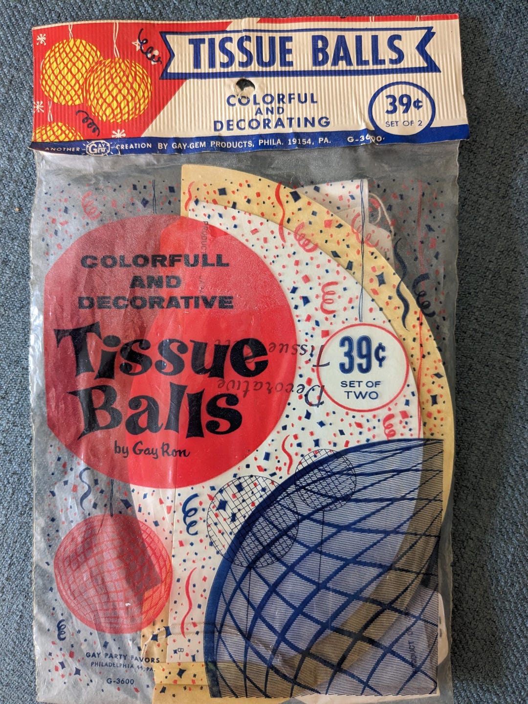 1950s Gay Gem Tissue Paper Balls - Etsy