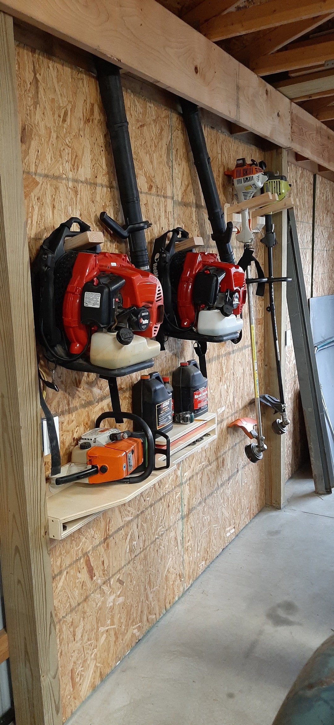Lawn Tool Organization Build Plans - PDF File Instant Download - Etsy