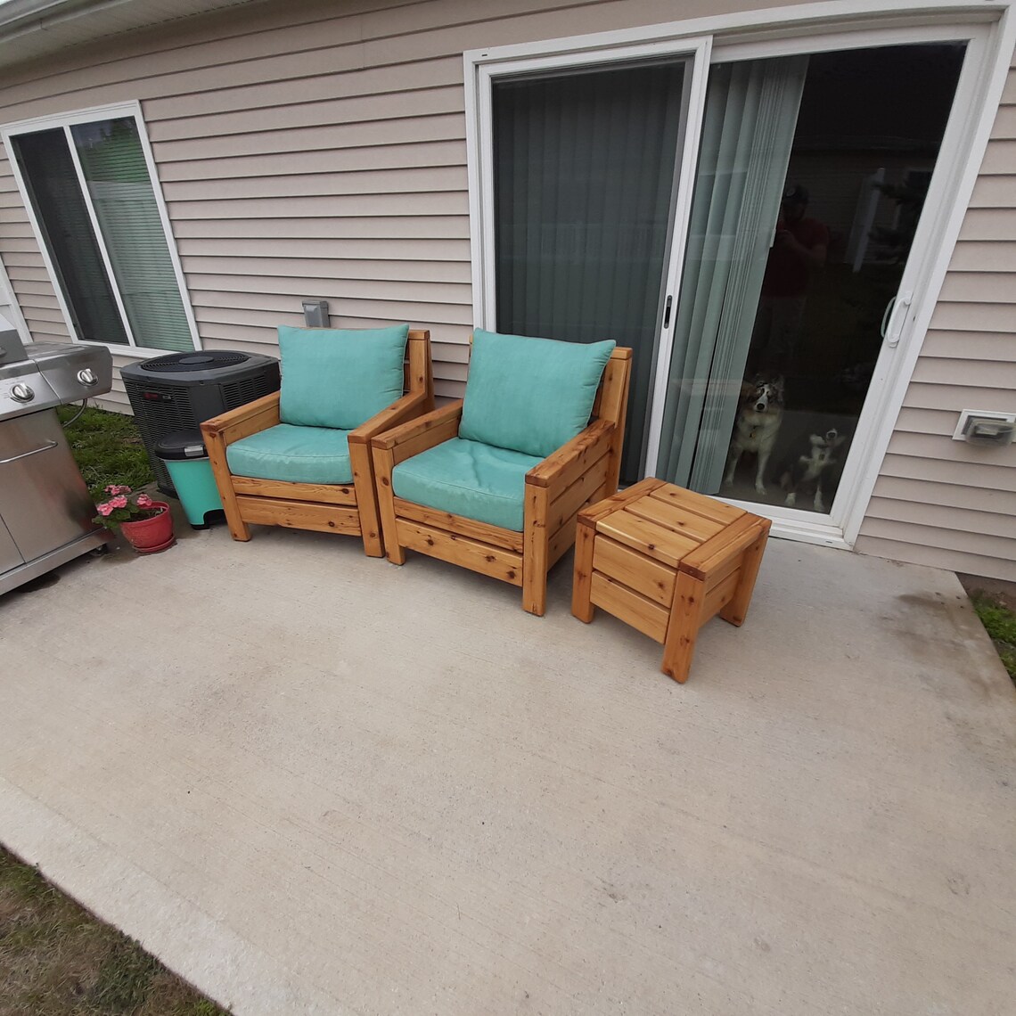 Patio Side Table Build Plans PDF File Instant Download - Etsy