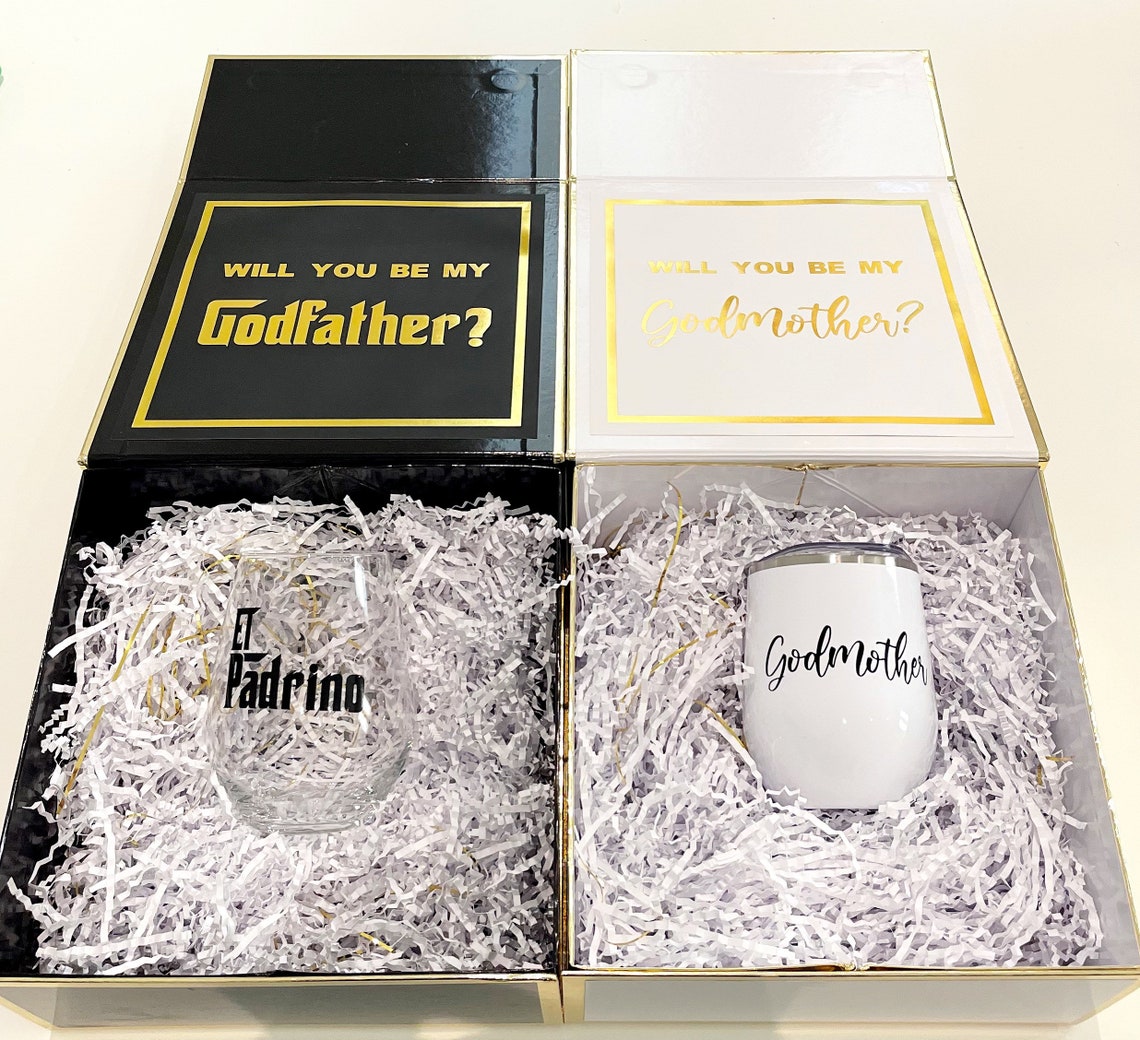 Spanish Godparent Proposal Box: Personalized Padrino/madrina Gift, El ...