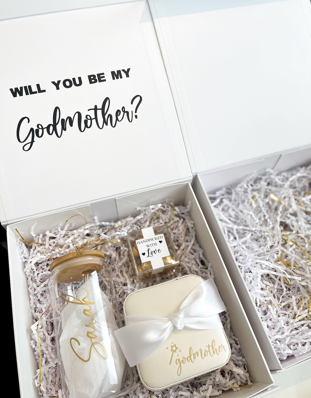 Godmother Proposal Box Godparents Proposal Will You Be My - Etsy