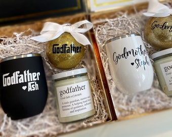 Godfather Proposal Box Will You Be My Godfather Godparents - Etsy