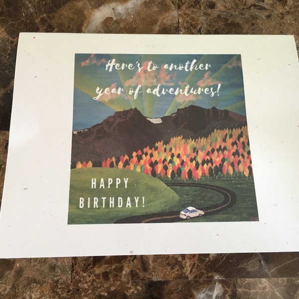Birthday Card "another Year of Adventure" - Etsy
