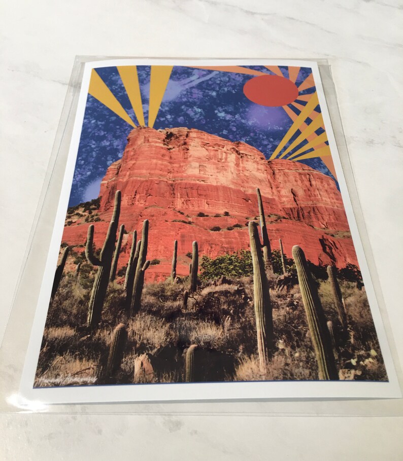 Arizona Collage Art Print - Etsy