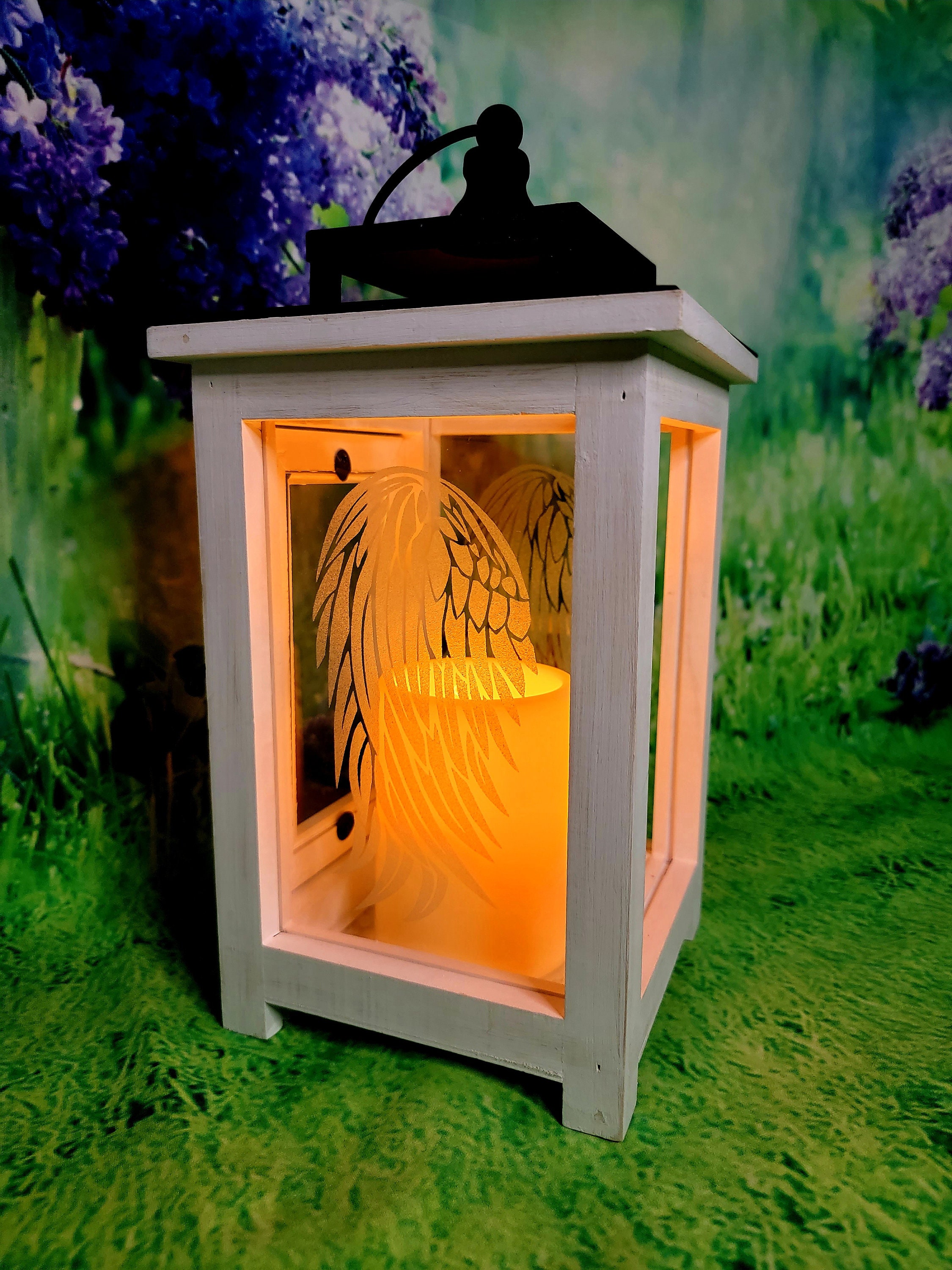 Your Wings - Memory Lantern - Remembrance Lantern - in Loving Memory ...