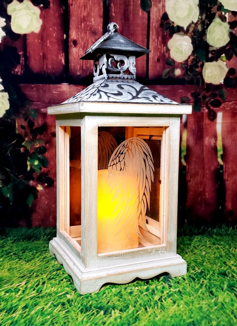 Your Wings - Memory Lantern - Remembrance Lantern - in Loving Memory ...
