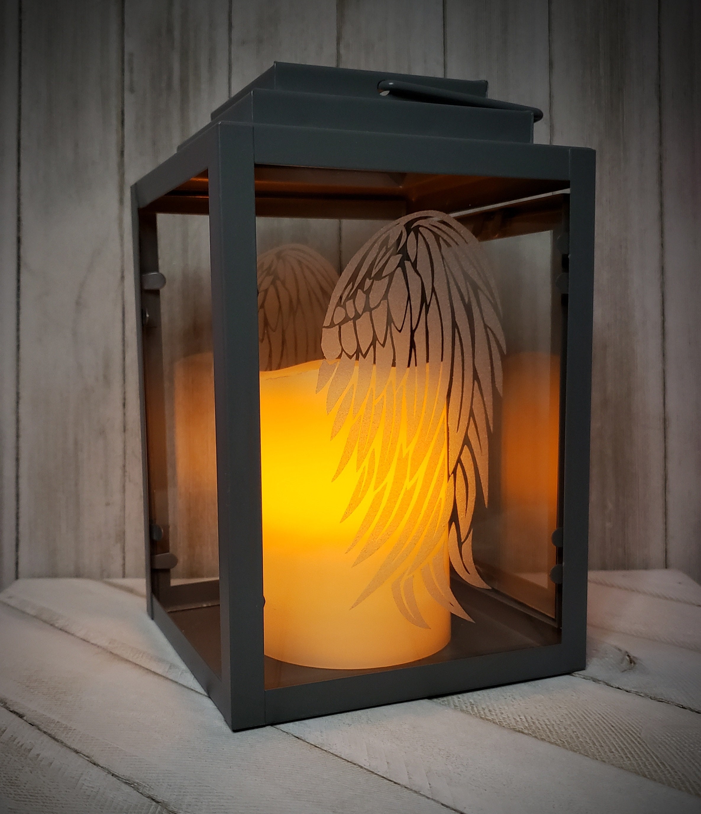 Your Wings Memory Lantern Remembrance Lantern in Loving Memory Memorial ...