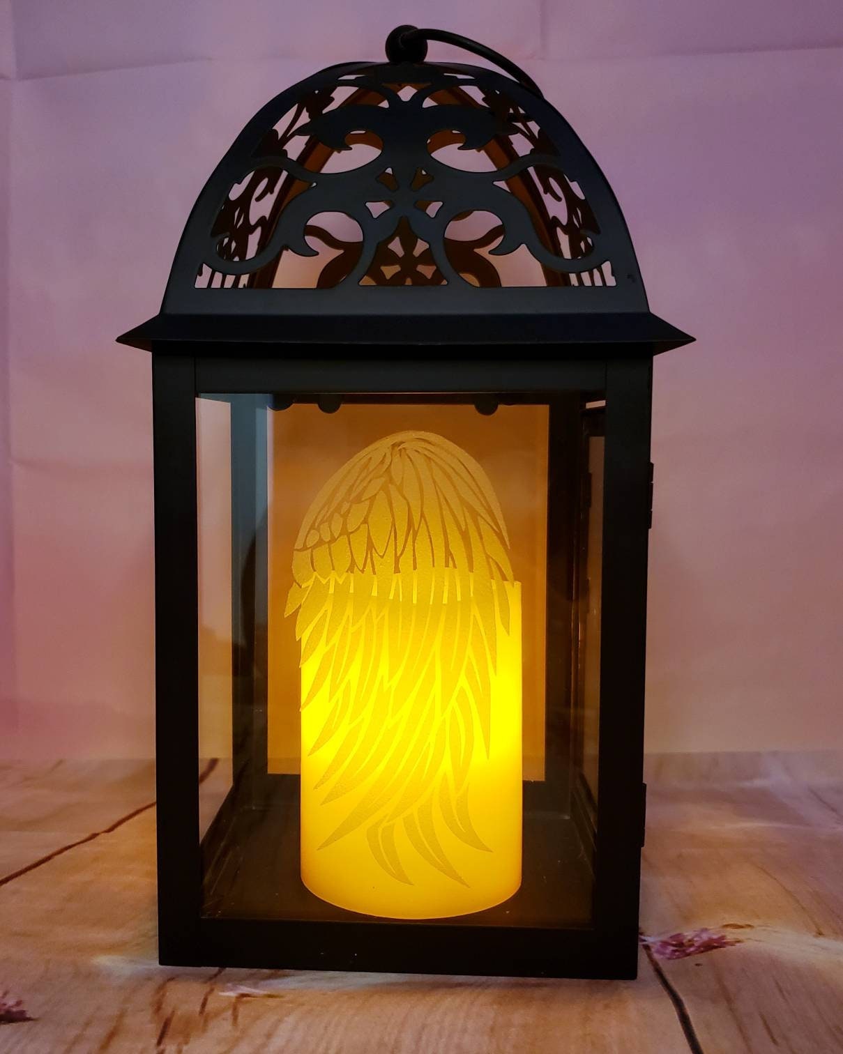 Your Wings Memory Lantern Remembrance Lantern in Loving Memory Memorial ...