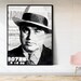 Al Capone Print | Man Cave Decor | Mobster Print | Black & White Pop ...
