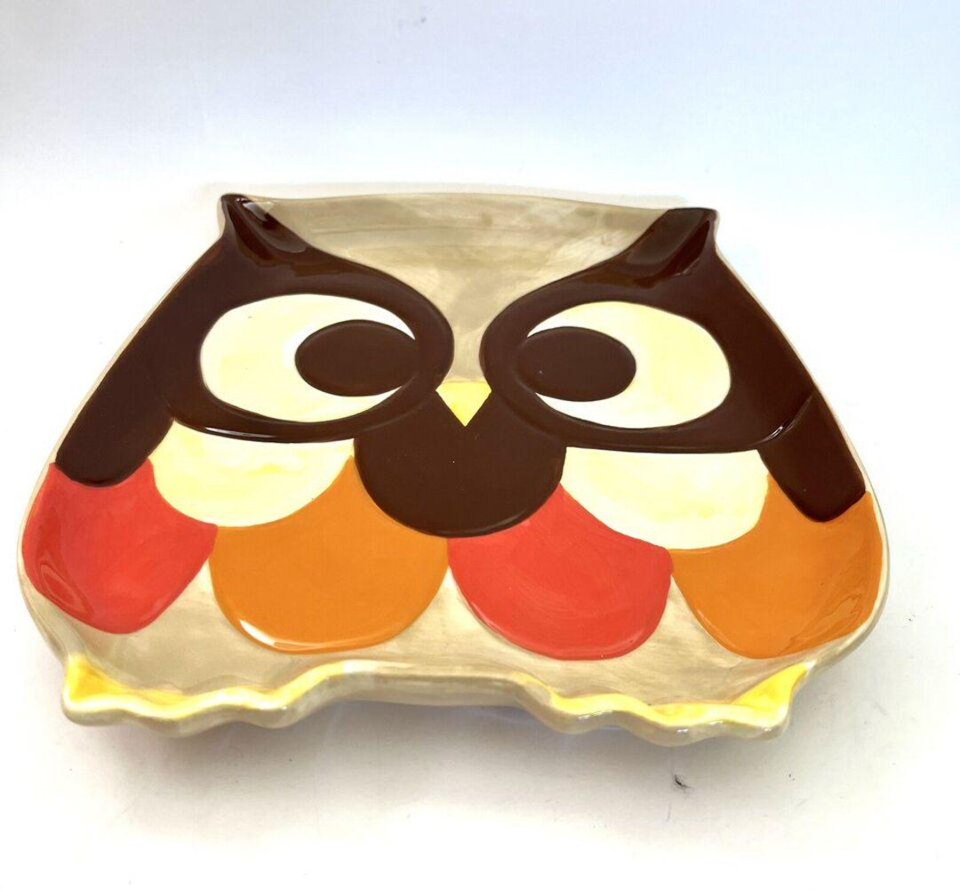 Vintage Mesa Owl Plate - Etsy