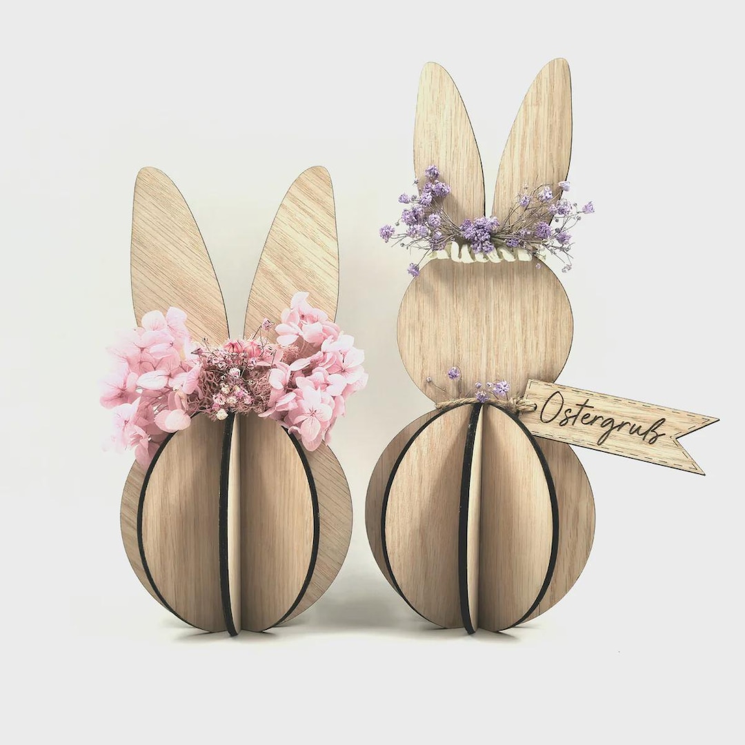 Easter Bunny Boho Laser File, Laser Cut Digital File, Easter Laser ...