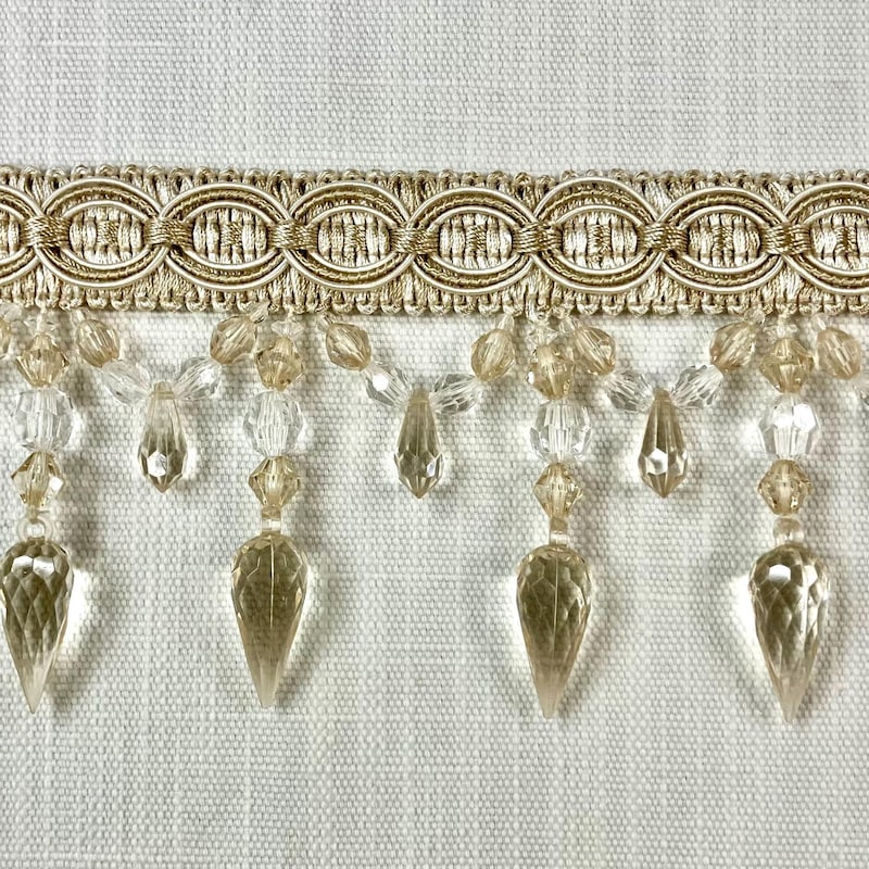 Beaded Fringe Ivory - Etsy