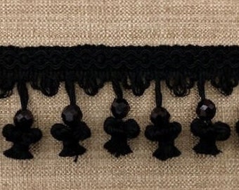 Black Tassel Fringe - Etsy