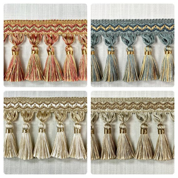 Curtain Trim Tassel Fringe Curtain Trimmings | Tassel/ Fringe Trims