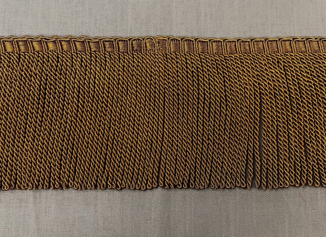 9 Dark Antique Gold Bullion Fringe Trim BUF-9/12-17 High Quality ...