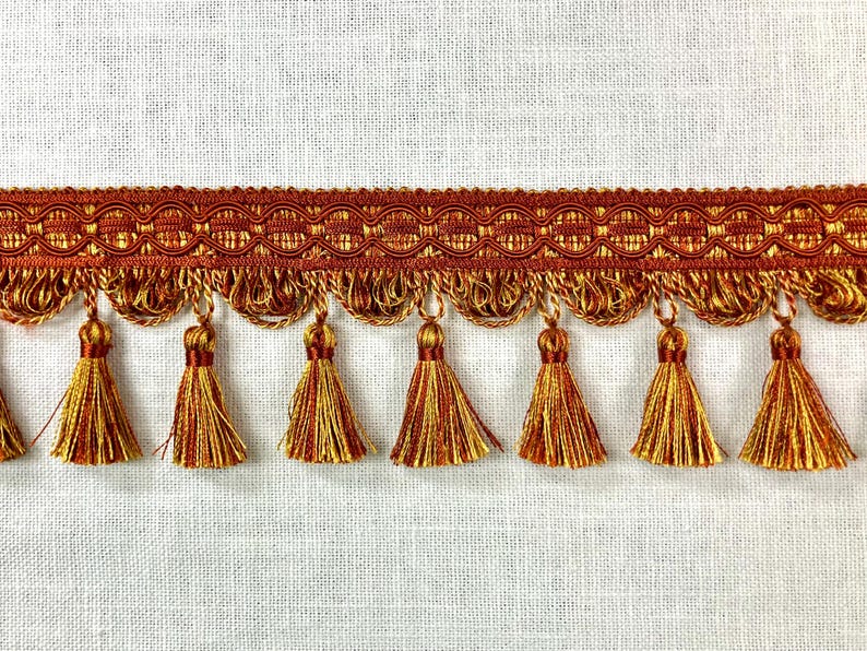 Tassel Fringe Trim TF-9 Collage 1/2 Various Colors Available 4