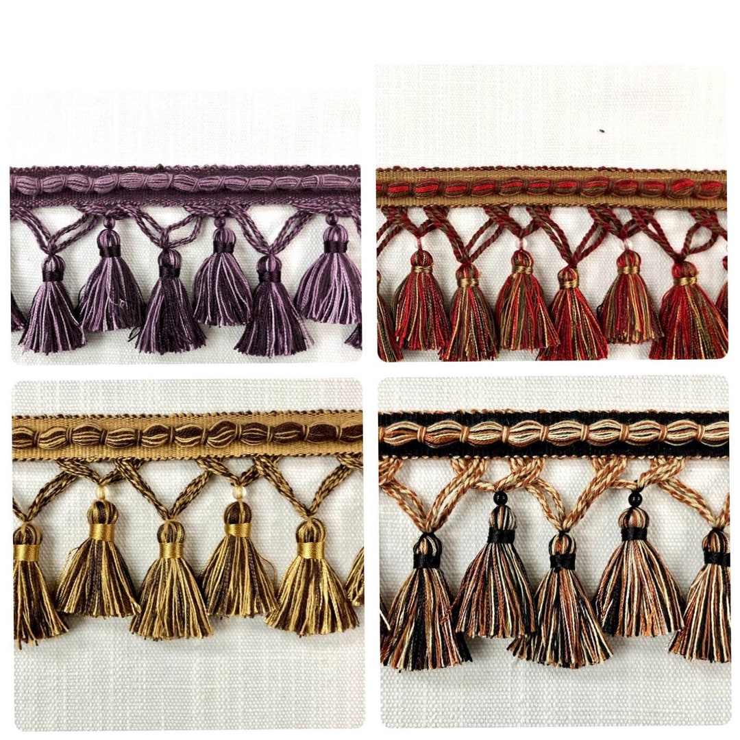 Handmade Tassel Fringe Trim 3.5
