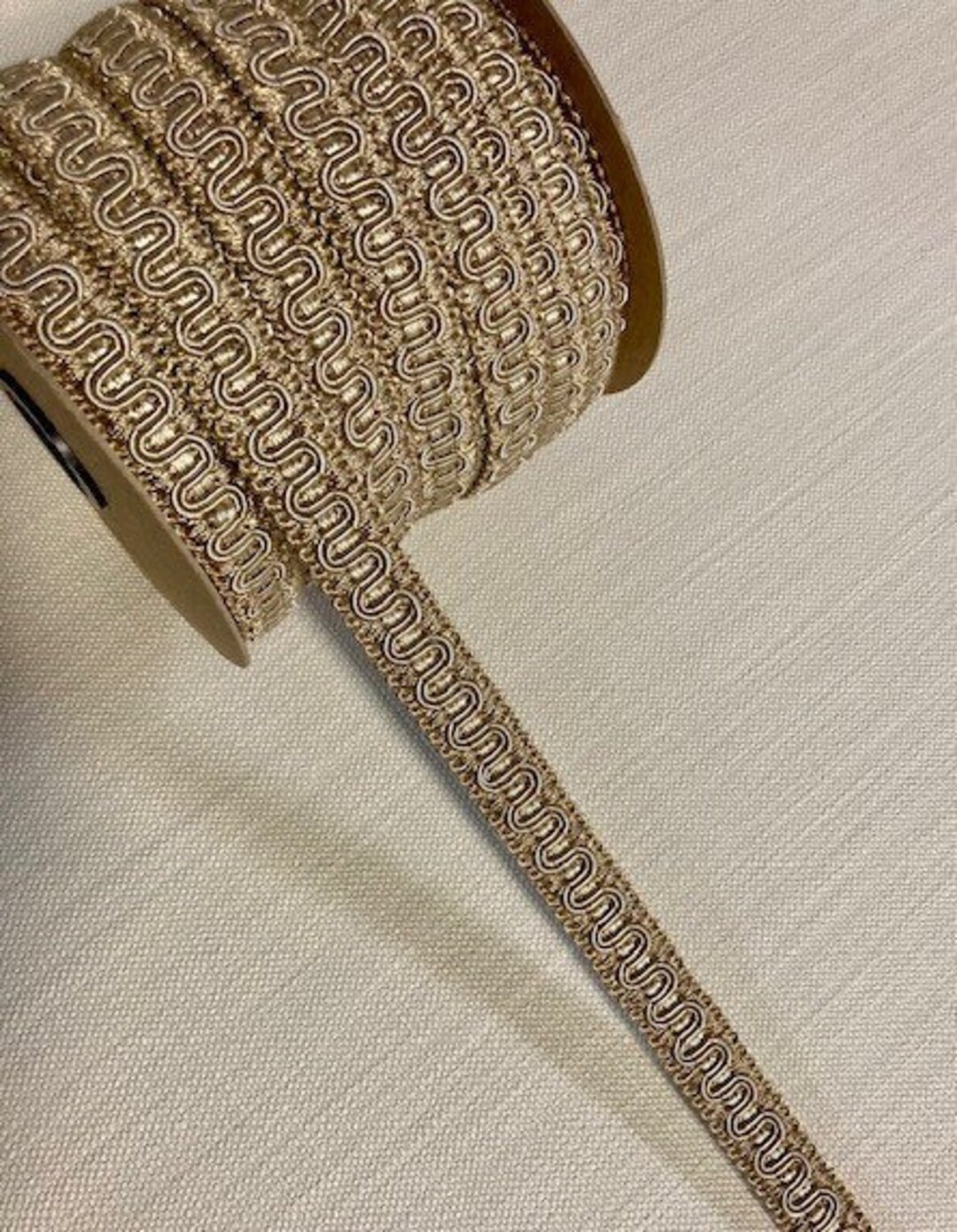 5/8" Beige & Cream Gimp Header H-59/3-2 Upholsstery / Drapery ...