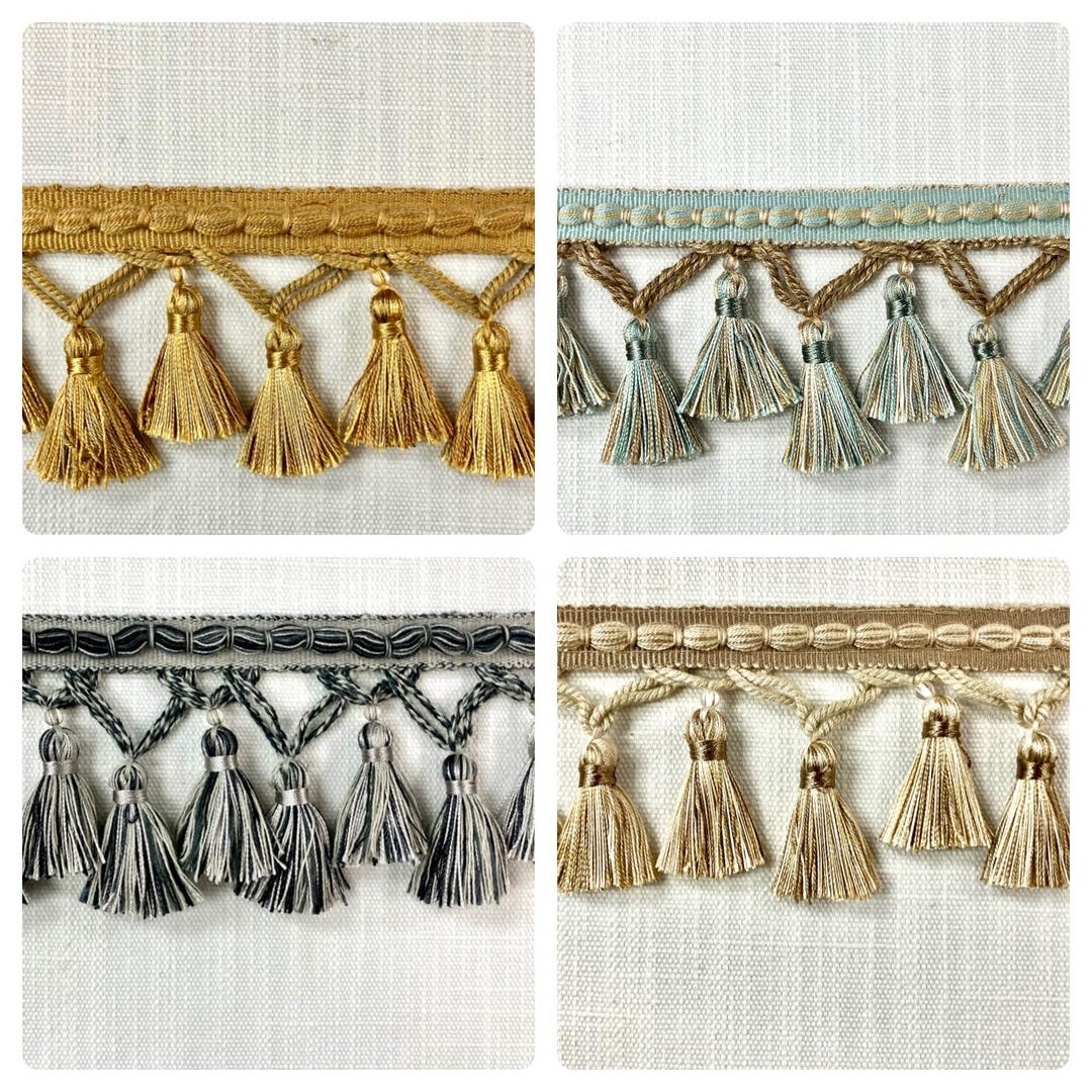 Handmade Tassel Fringe Trim 3.5
