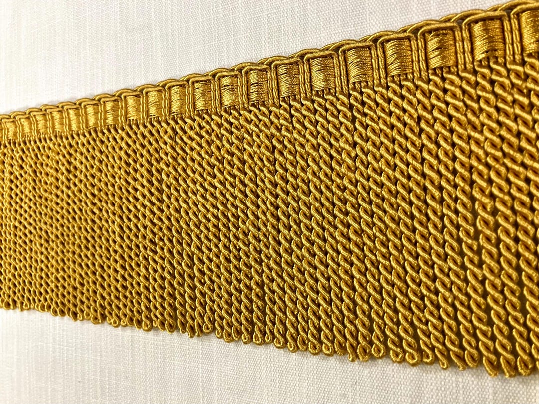 Light Gold Elegant Bullion Fringe Trim 6" Width BUF-6/11-12 High ...