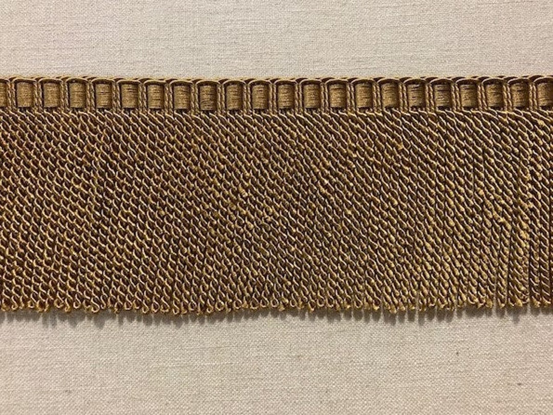 6 Dark Gold Bullion Fringe Trim BUF-6/12-17 High Quality / Upholstery ...