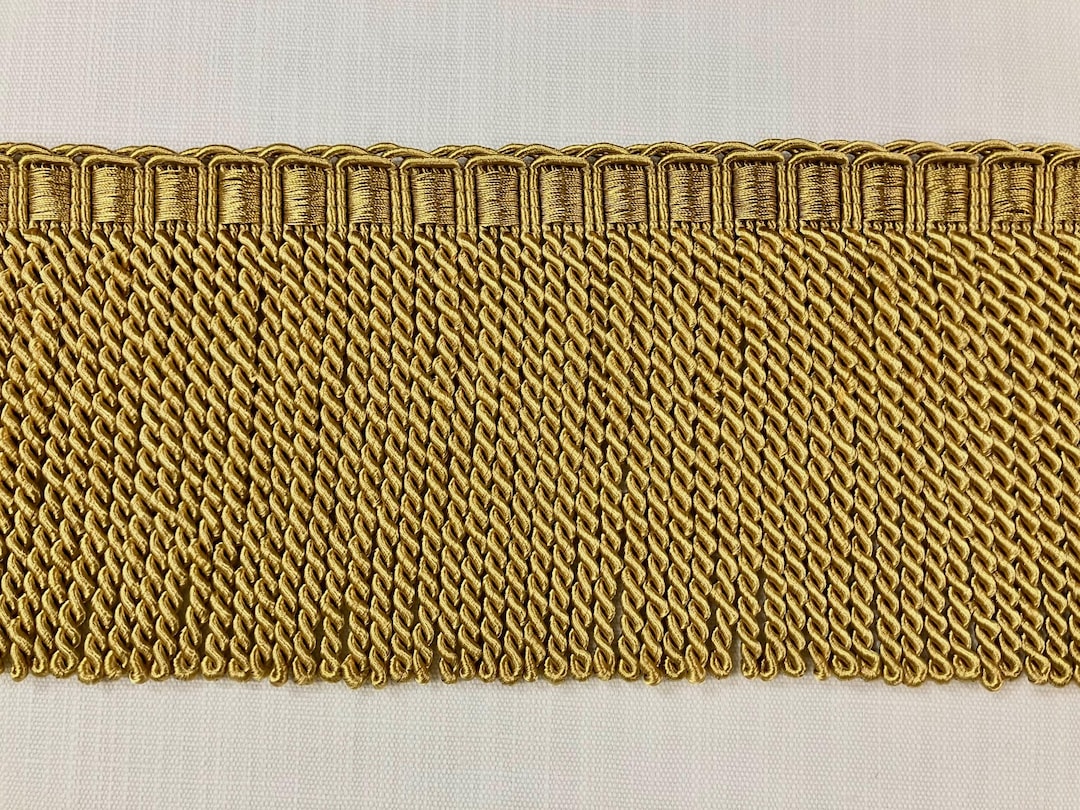 Antique Gold Bullion Fringe Trim 6