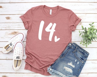 14th Birthday Shirt - Etsy