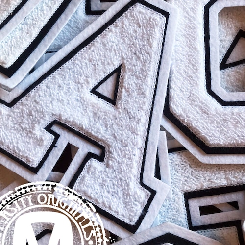 Kelly Green/white 6 Chenille Varsity Letter Patches - Etsy