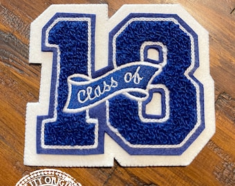 3.5 Chenille Varsity Letterman Patch / Number 17 Patch / In-stock ...