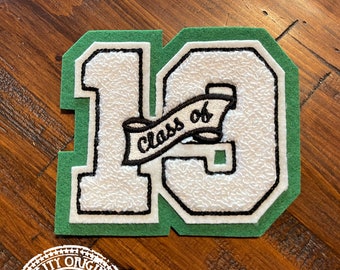 3.5 Chenille Varsity Letterman Patch / Number 14 Patch / In-stock ...