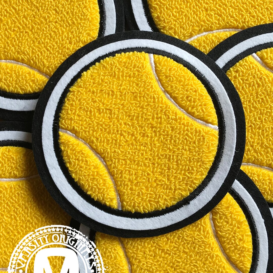Chenille Varsity Tennis Ball Patches / In-stock / Ready to Ship / MADE ...