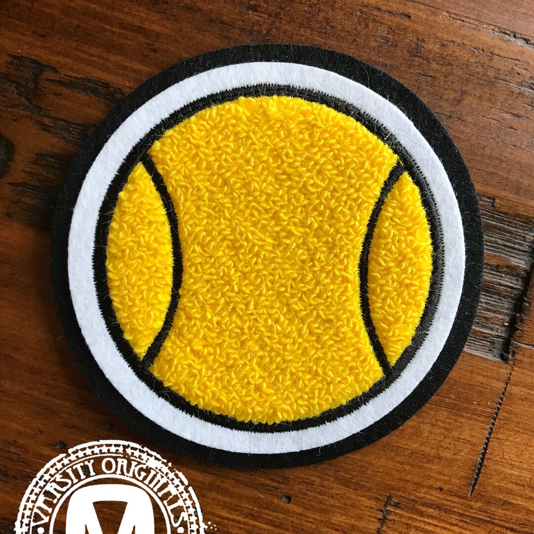 Chenille Varsity Tennis Ball Patches / In-stock / Ready to Ship / MADE ...