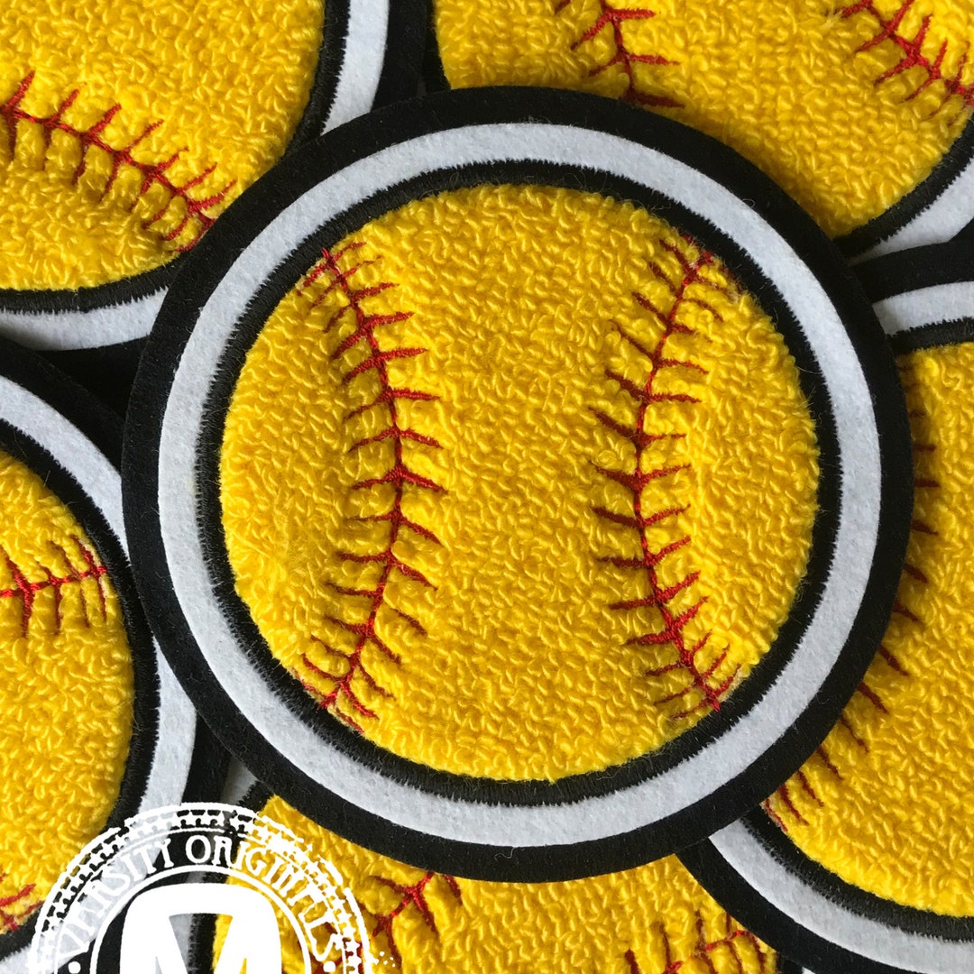 Chenille Varsity Softball Patches / In-stock / Ready to Ship / MADE in USA - Etsy