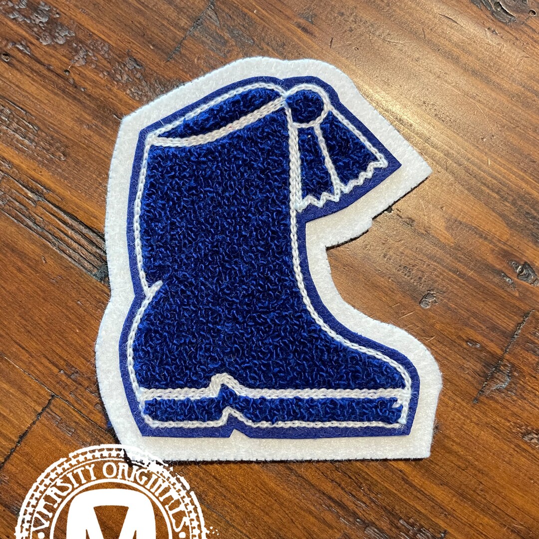 4 Chenille Varsity Letterman Patch / Drill Team Majorettes Dance Boot ...