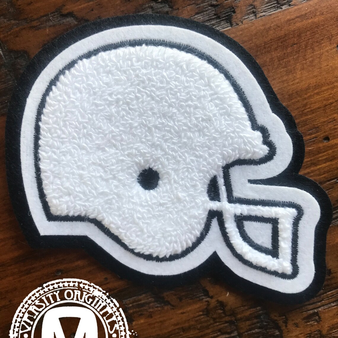 Chenille Varsity Football Helmet Patches - Etsy
