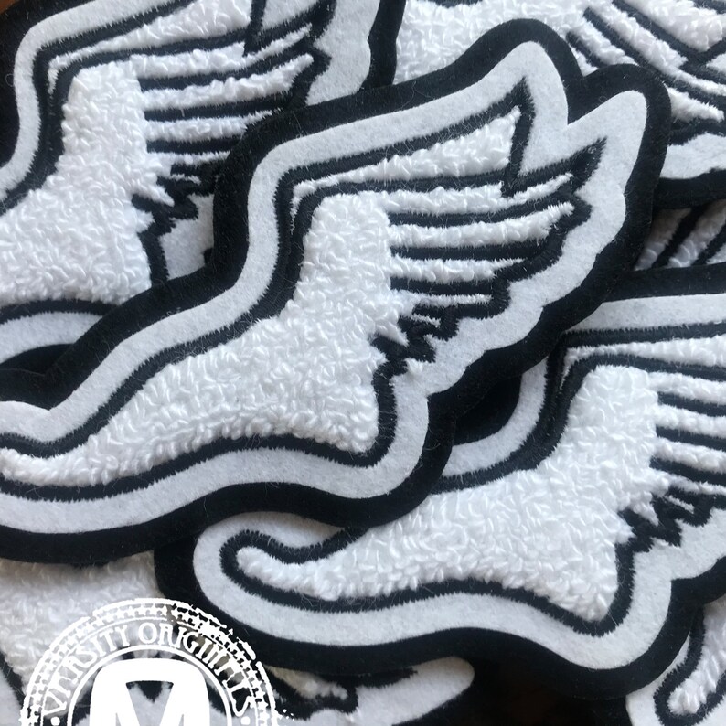Chenille Varsity Track & Field Winged Foot Patches - Etsy
