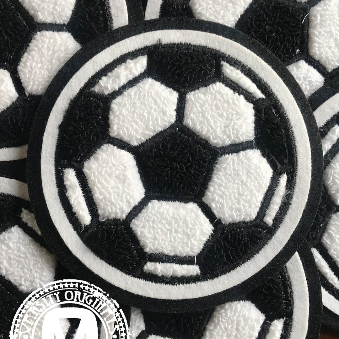 Chenille Varsity Soccer Ball Patches / In-stock / Ready to Ship / MADE ...