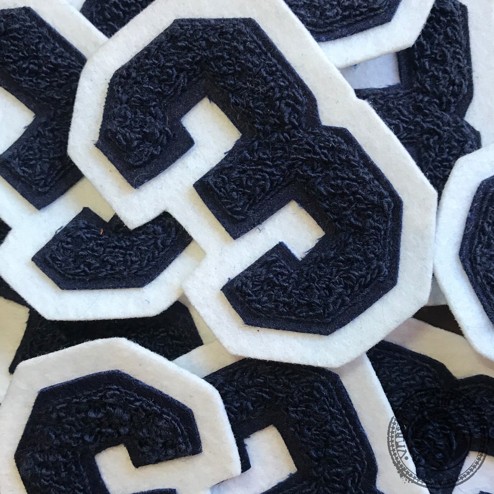 Athletic Block Number 3 Chenille Patch - Etsy