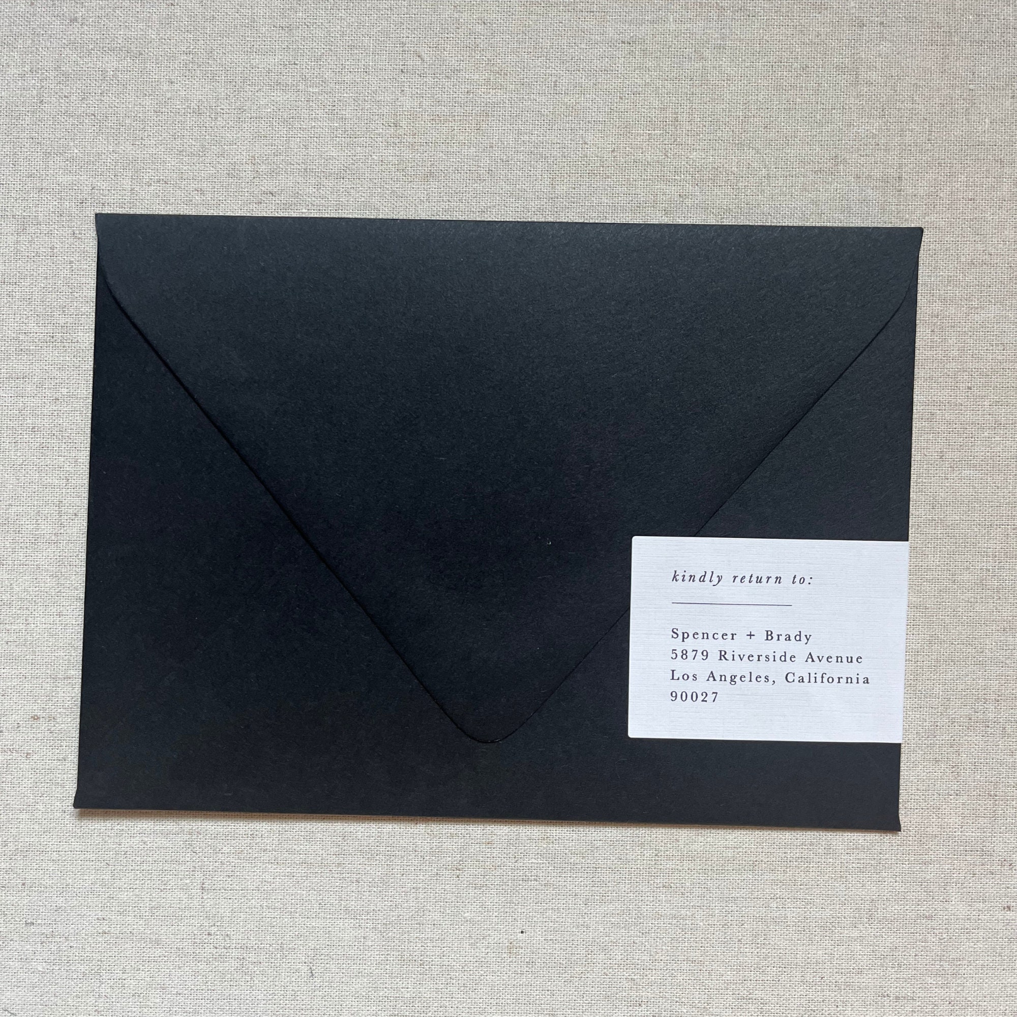 Printed Wraparound Address Labels: Modern A7 Envelope Stickers - Etsy