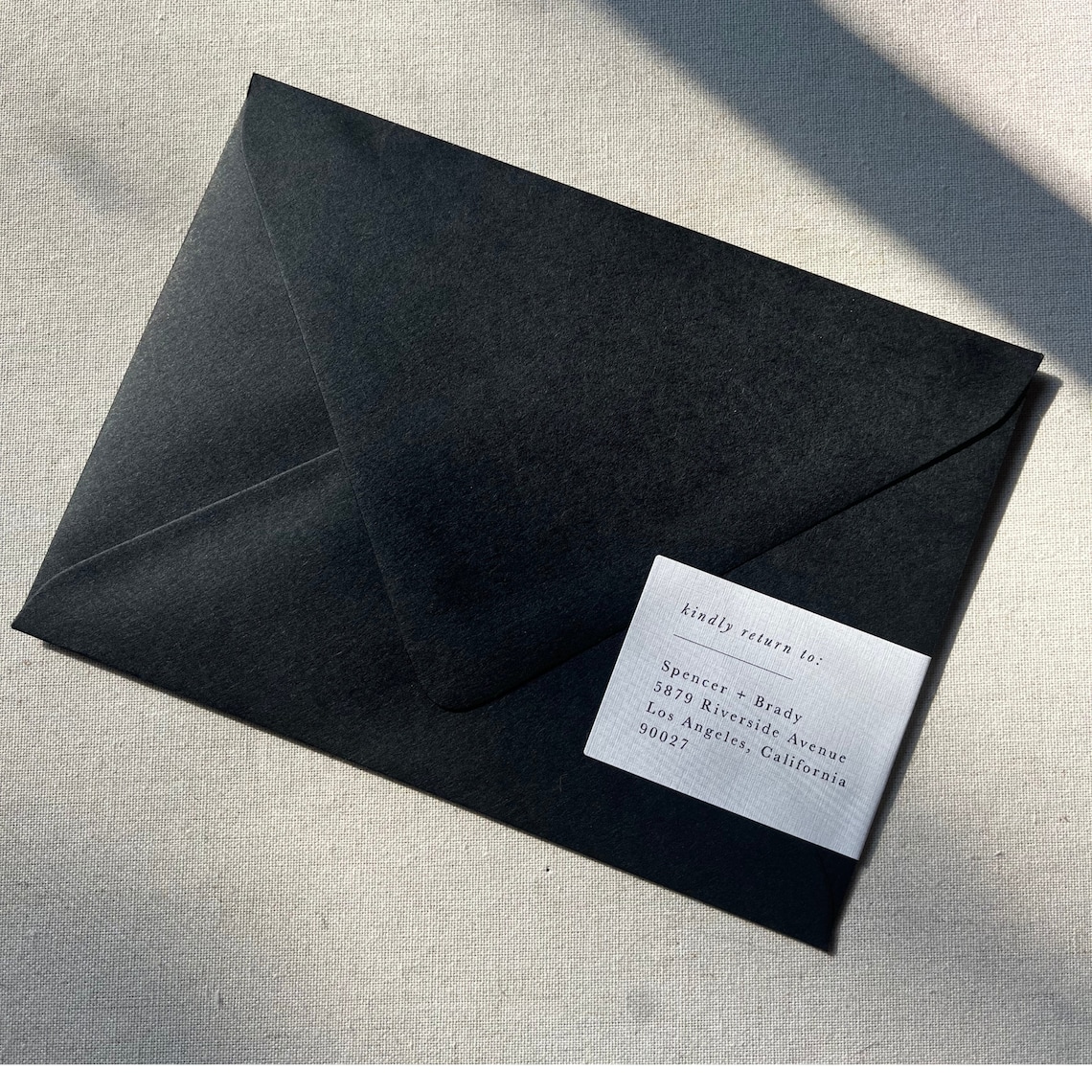 Printed Wraparound Address Labels: Modern A7 Envelope Stickers - Etsy