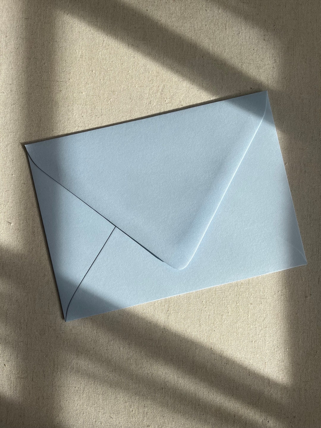 Azure Blue A7 Envelopes: 91 Lb Matte Euro Flap - Etsy