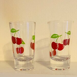 Cherry Themed Shot Glasses - Etsy
