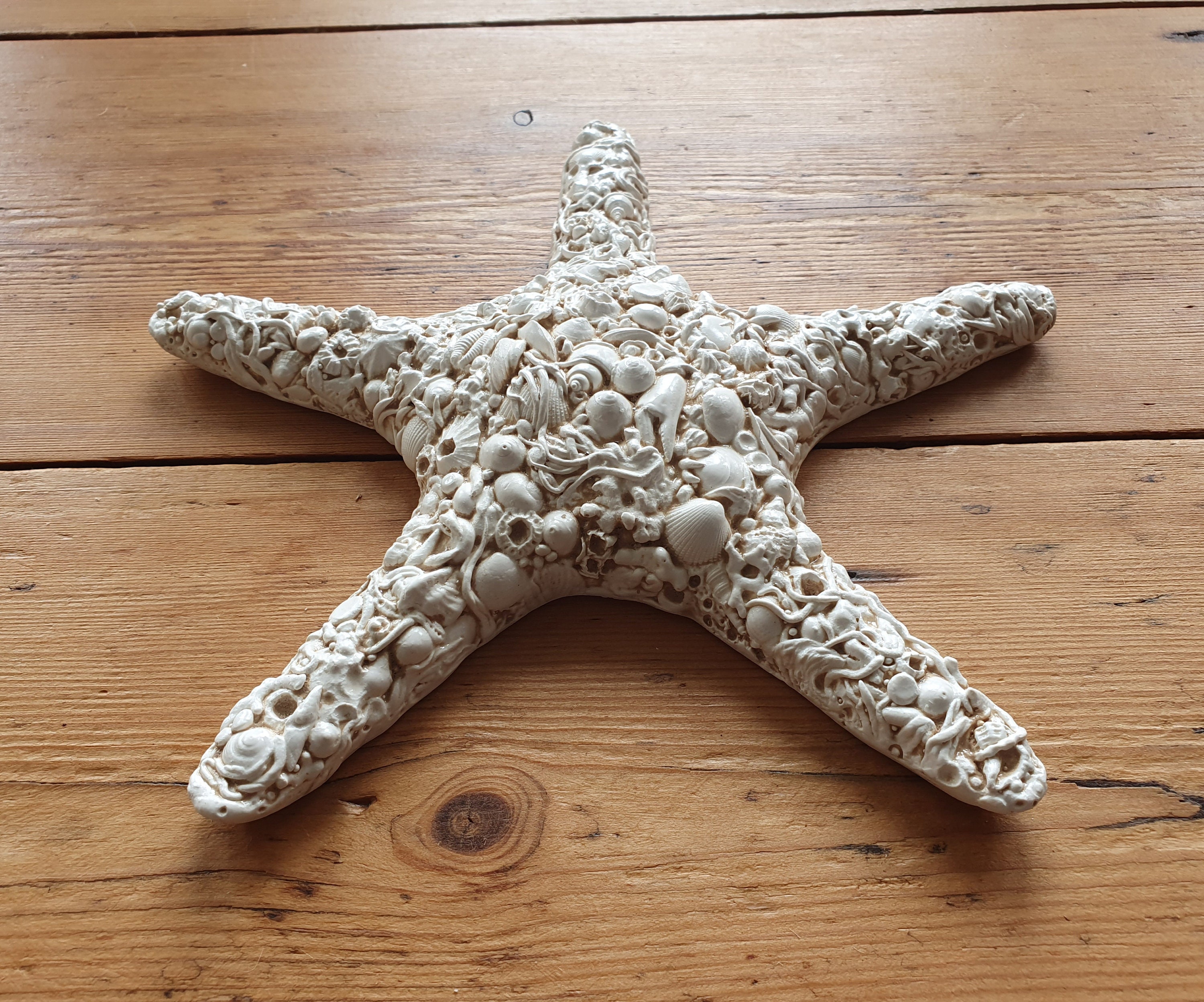 Hand Crafted Five Pointed Starfish, Sea Star Sculpture - Etsy UK
