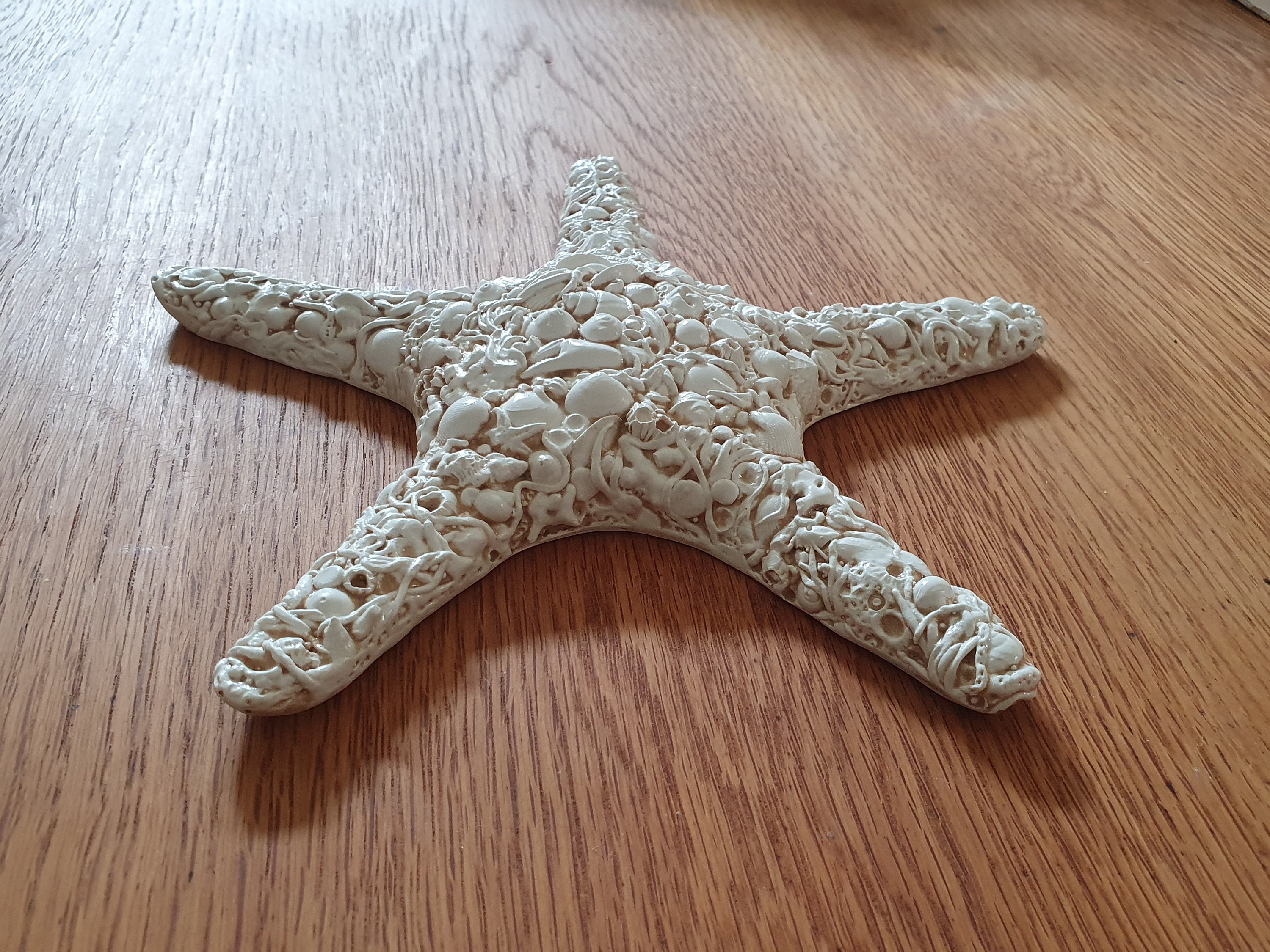 Hand Crafted Five Pointed Starfish, Sea Star Sculpture - Etsy UK