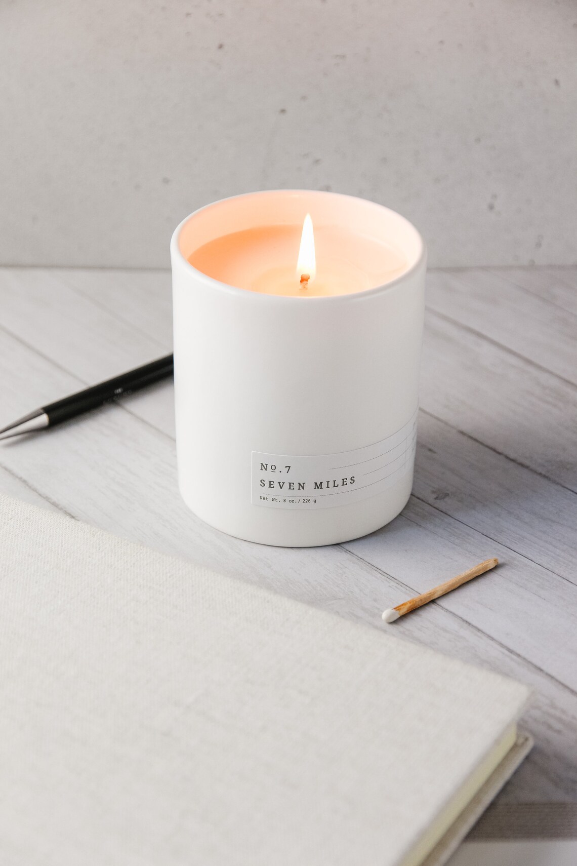 No. 7 Seven Miles Scented Candle - Etsy
